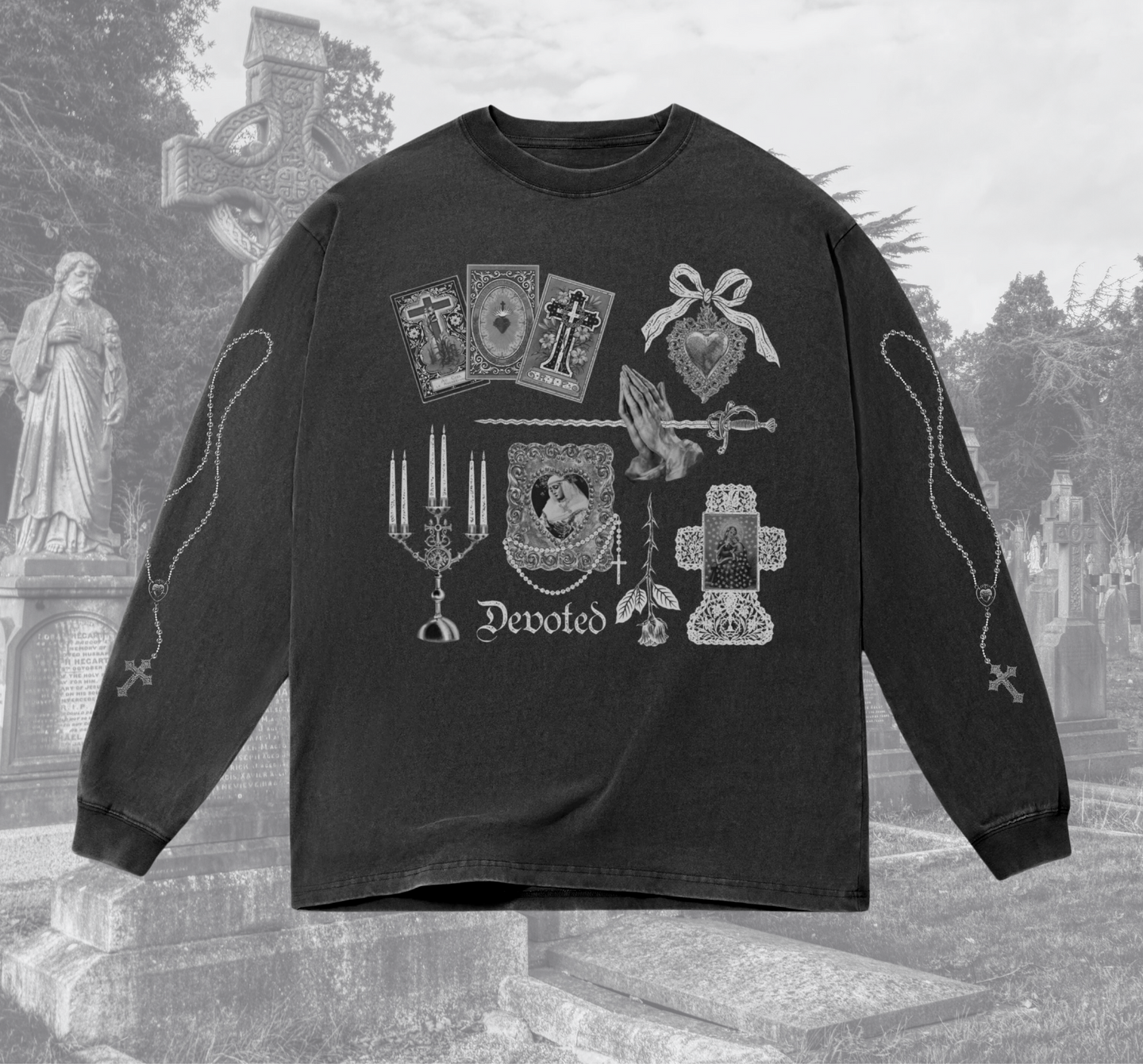 Devoted Oversized Long Sleeve – While Odin Sleeps