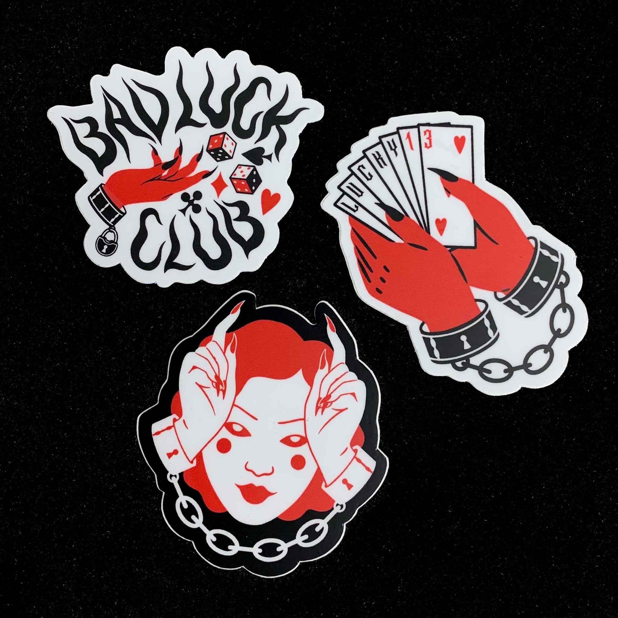 (Un)Lucky Devil Sticker Pack – While Odin Sleeps